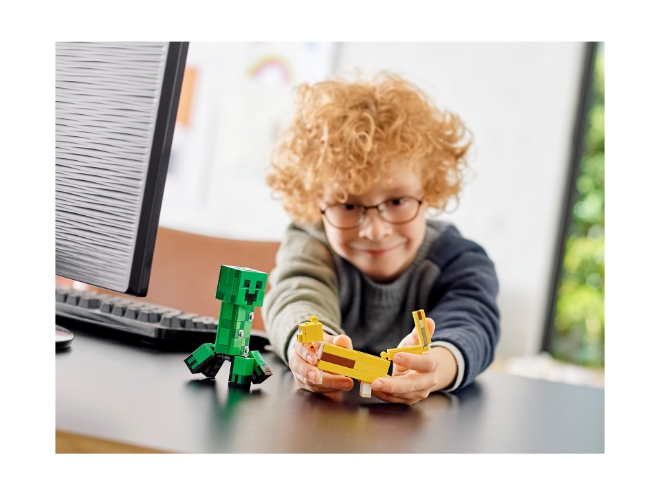 LEGO 21156 Minecraft BigFig Creeper i Ocelot | zklocków.pl