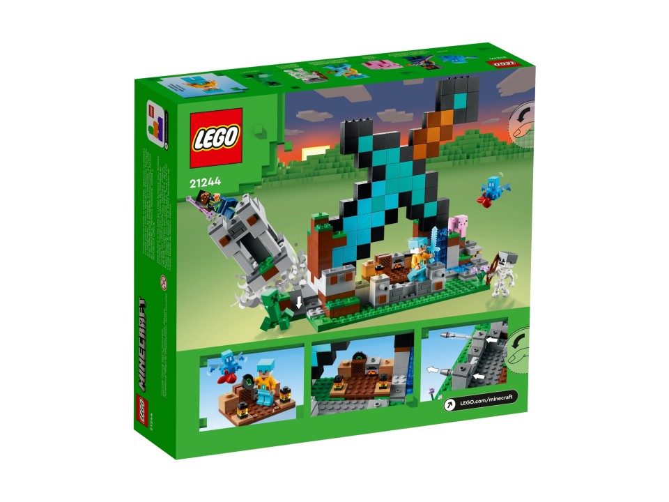 LEGO 21244 Minecraft Bastion miecza | zklocków.pl