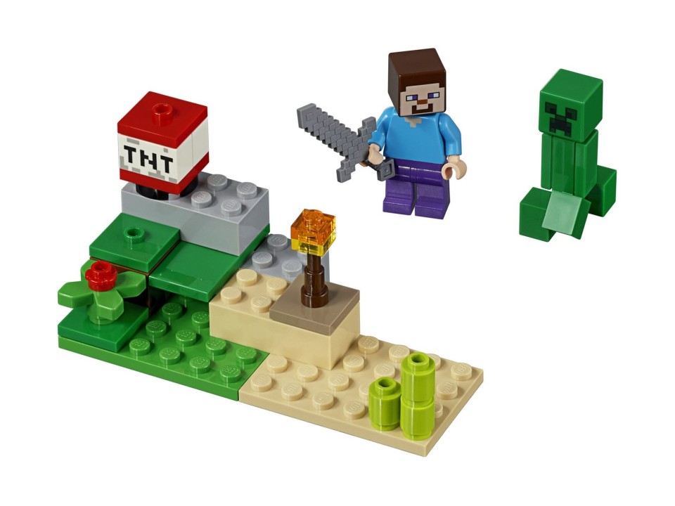 LEGO 30393 Minecraft Steve and Creeper Set | zklocków.pl