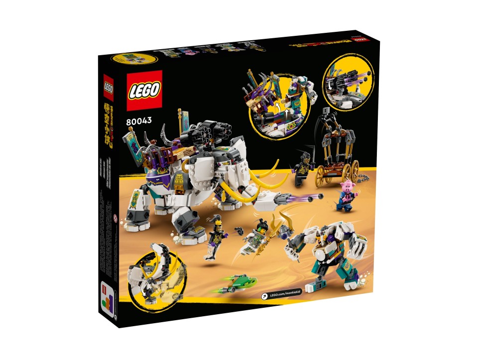 LEGO 80043 Monkie Kid Yellow Tusk Elephant | zklocków.pl
