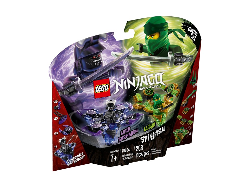 LEGO 70664 NINJAGO Spinjitzu Lloyd vs. Garmadon