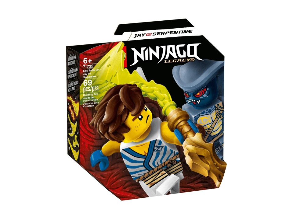 LEGO 71732 Ninjago Epicki zestaw bojowy - Jay kontra Wężon