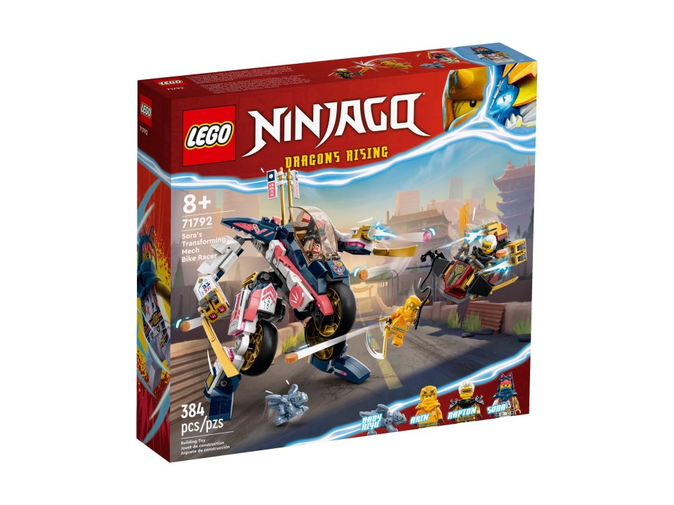 LEGO 71792 Ninjago Mech Sory zmieniający się w motocykl wyścigowy