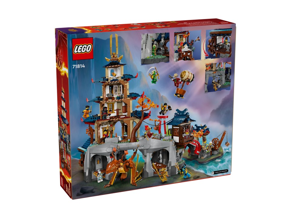LEGO 71814 NINJAGO Turniejowe miasto ze świątynią