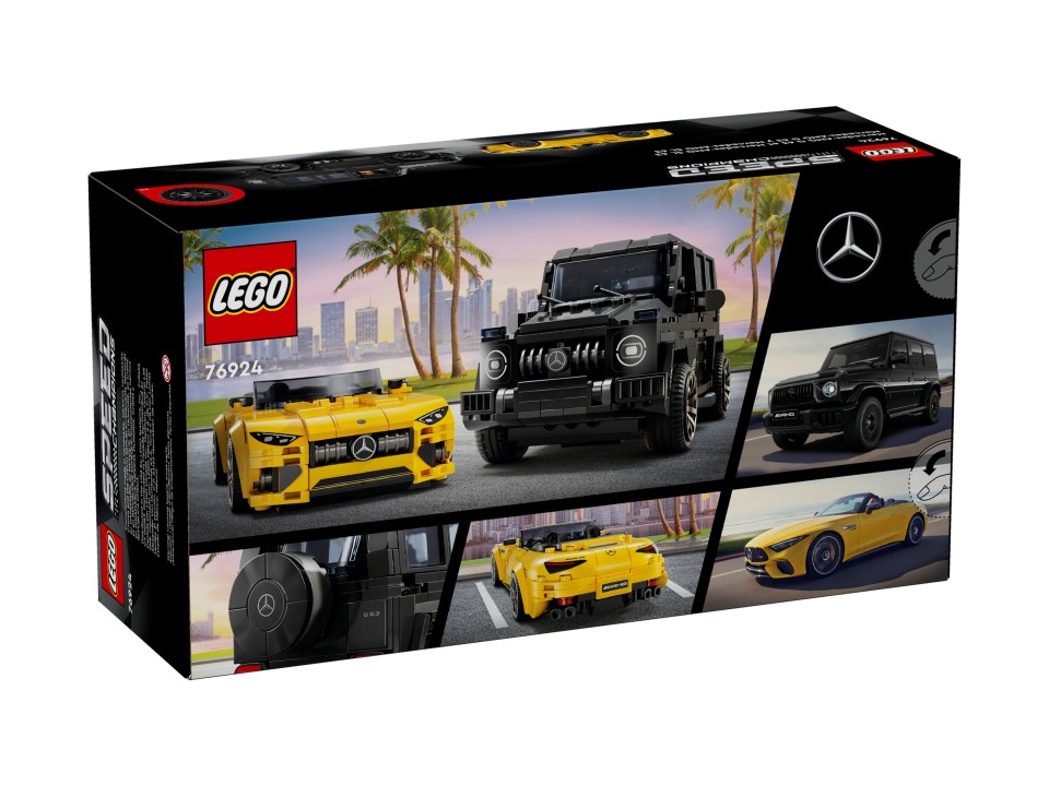 LEGO 76924 Speed Champions Mercedes-AMG G 63 i Mercedes-AMG SL 63