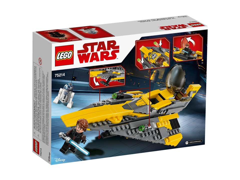 LEGO 75214 Star Wars Jedi Starfighter Anakina | zklocków.pl