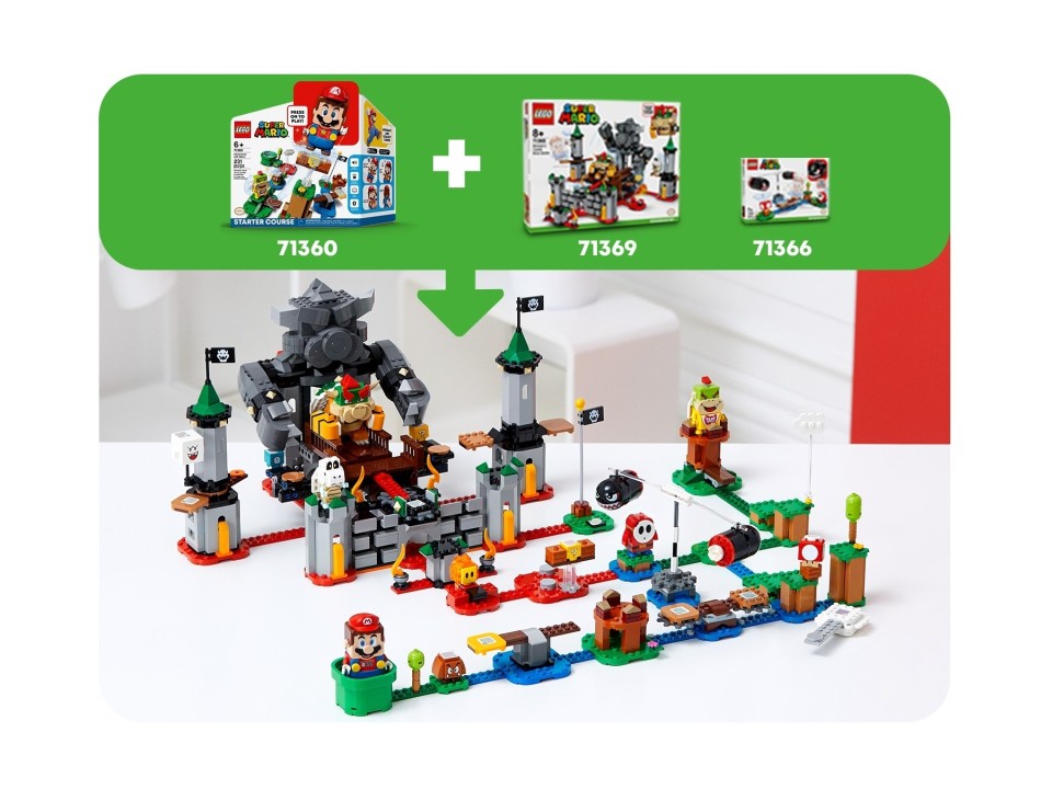 LEGO 71369 Super Mario Walka w zamku Bowsera - zestaw rozszerzający