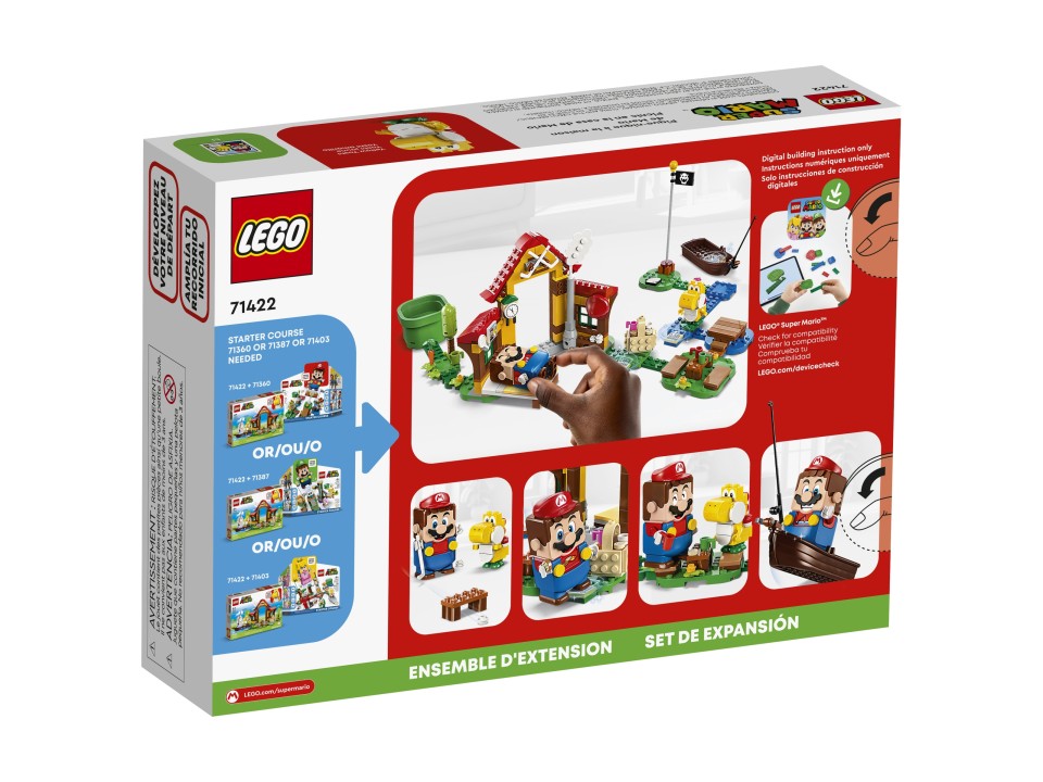LEGO 71422 Super Mario Piknik w domu Mario — zestaw rozszerzający