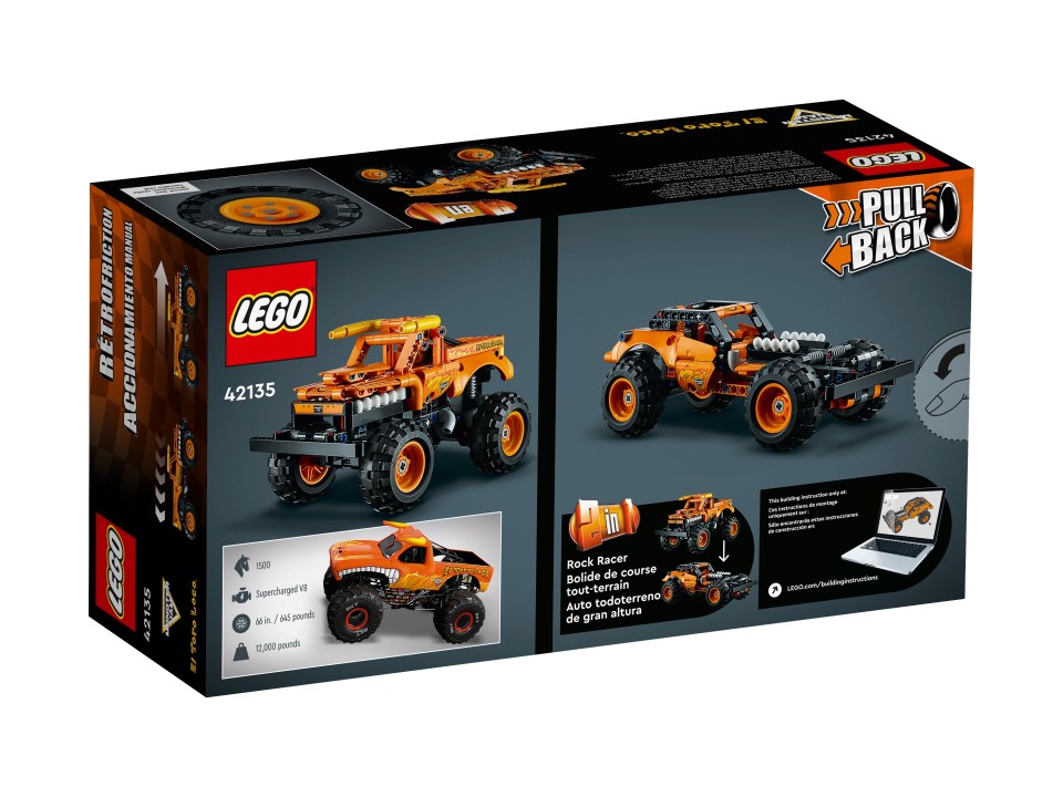 LEGO 42135 Technic Monster Jam El Toro Loco | zklocków.pl