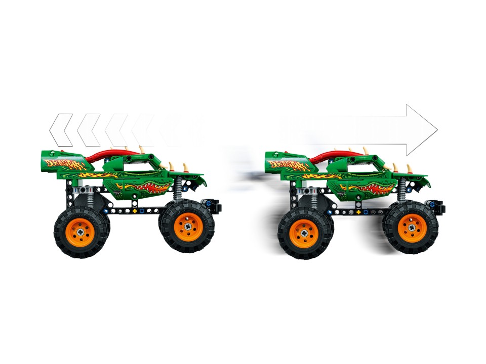 LEGO 42149 Technic Monster Jam Dragon | zklocków.pl